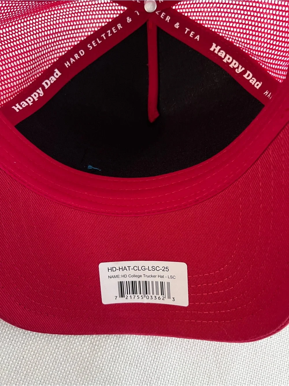 happy dad | Accessories | Happy Dad Red Trucker Hat Nwt | Poshmark